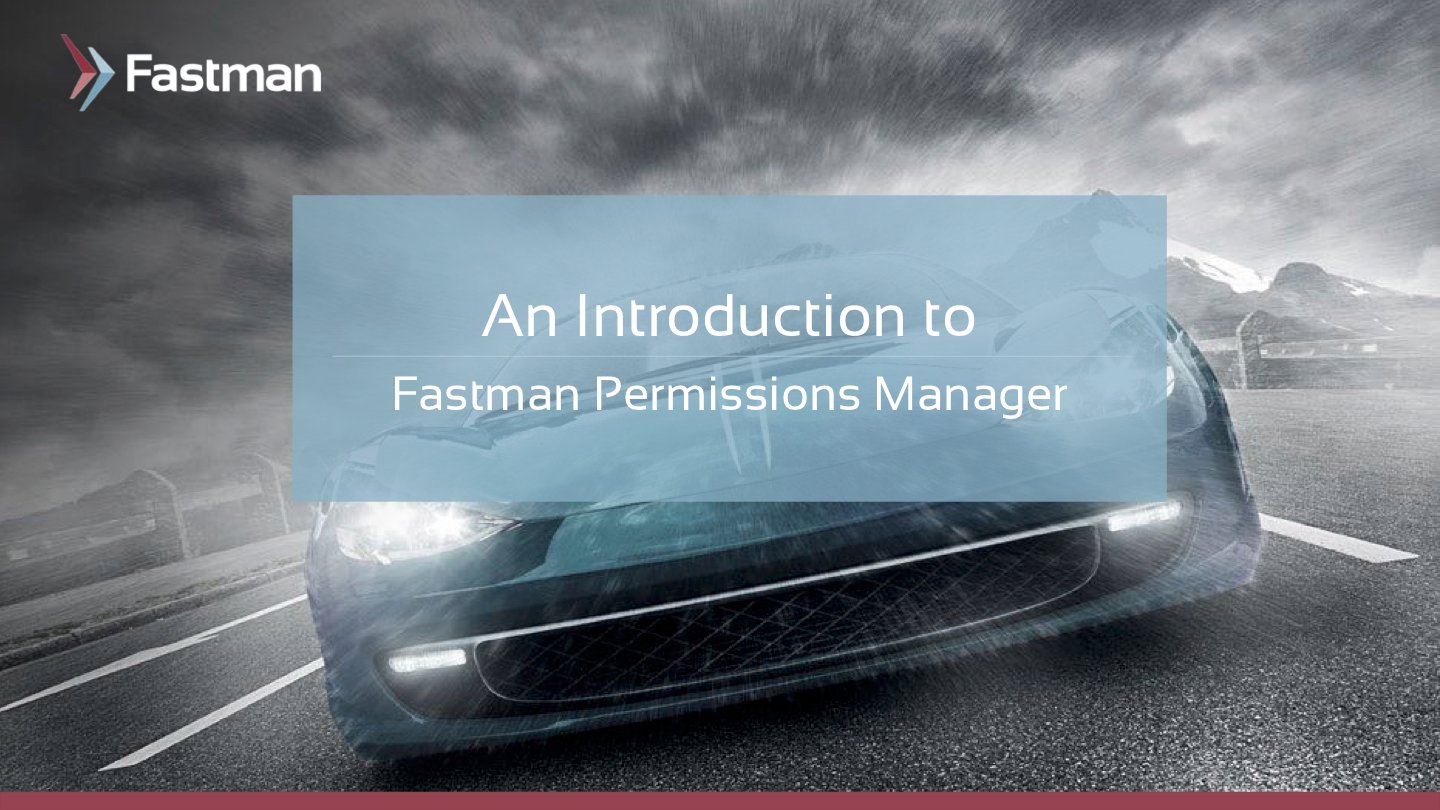 Permissions Manager Presentation